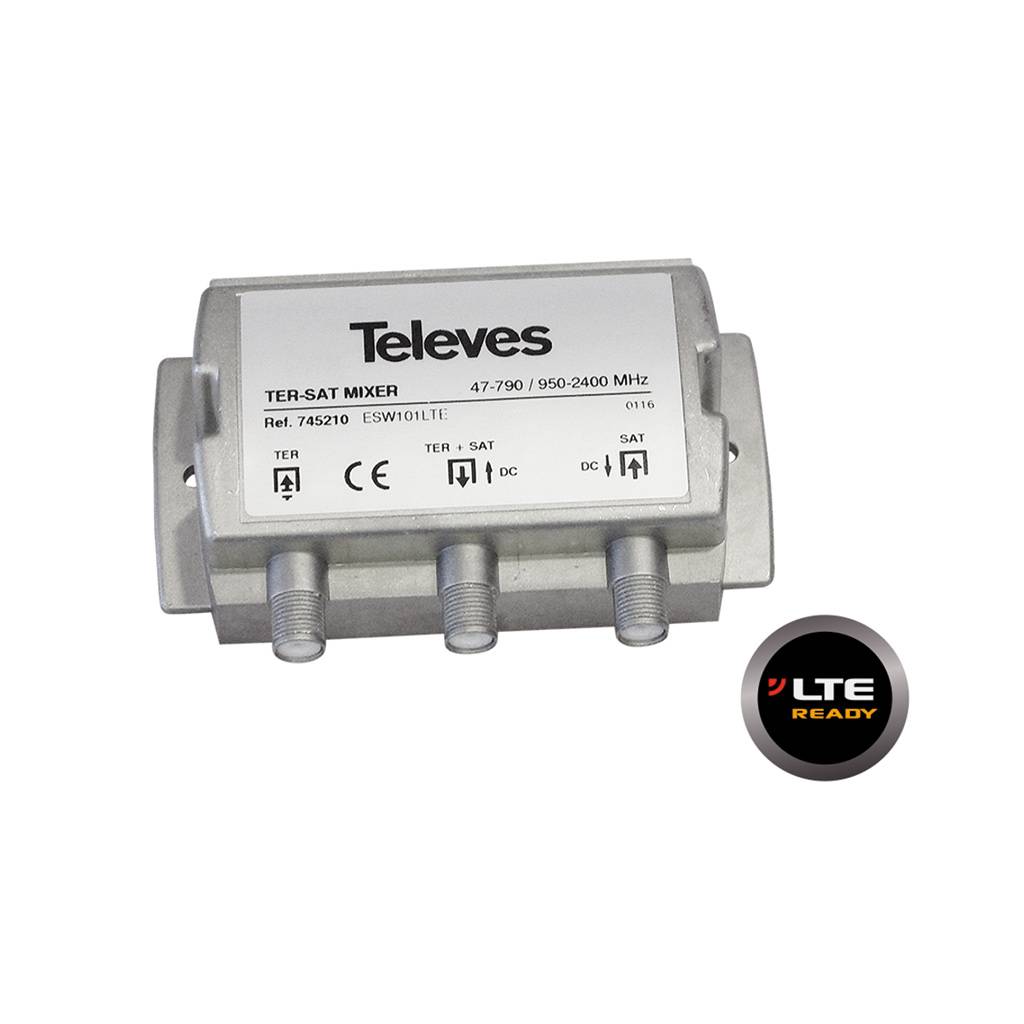 Televes 745210 TV-SAT(dc) Mixer/Diplexer LTE - Digitaltvinfo.gr - Τα ...
