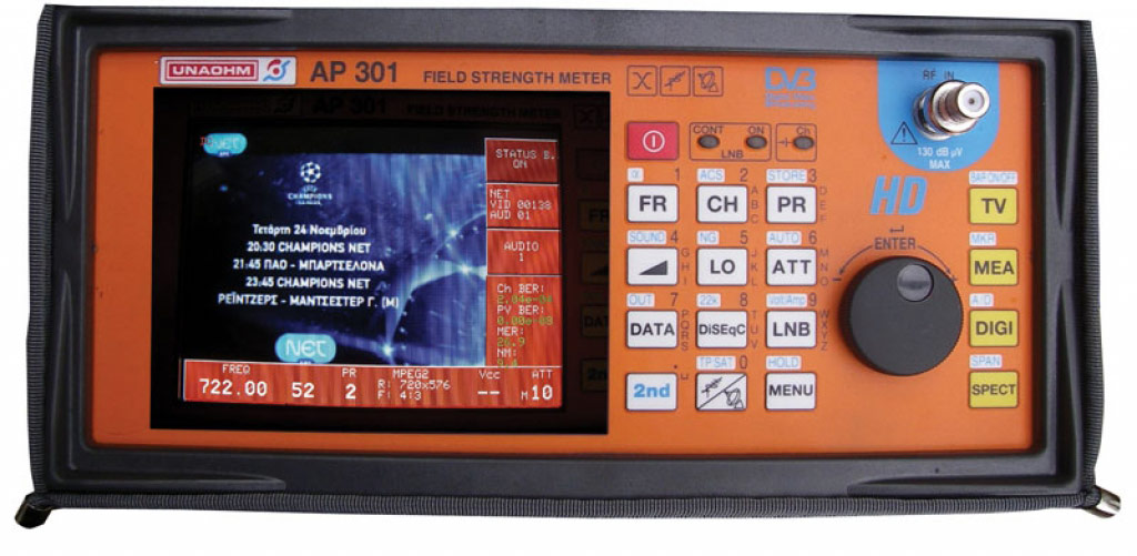 Unaohm AP 301 - Digitaltvinfo.gr - Τα πάντα για τη δορυφορική, ψηφιακή ...