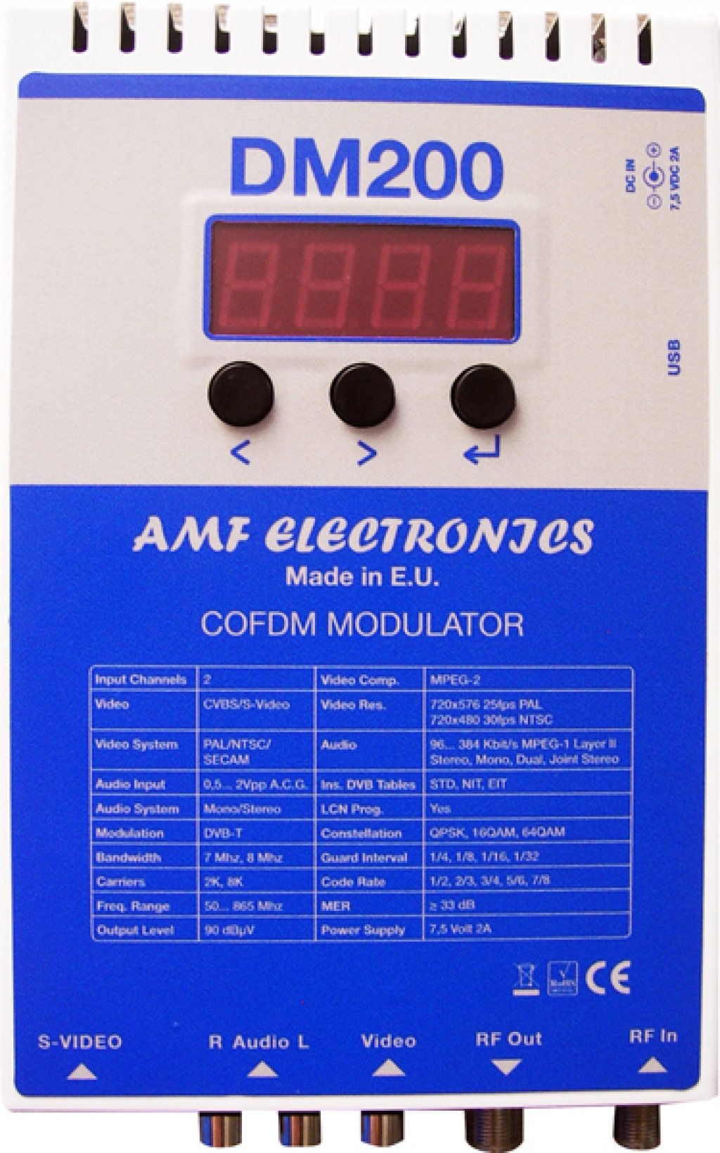 AMF DM 200 - Digitaltvinfo.gr - Τα πάντα για τη δορυφορική, ψηφιακή και ...