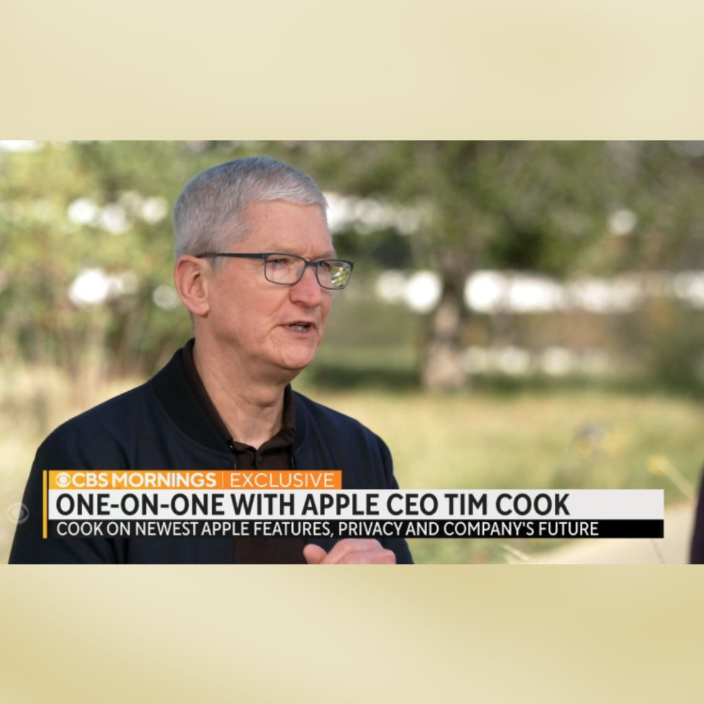 Ο Tim Cook μιλάει στο CBS Mornings για το iPhone 14 Emergency SOS μέσω ...