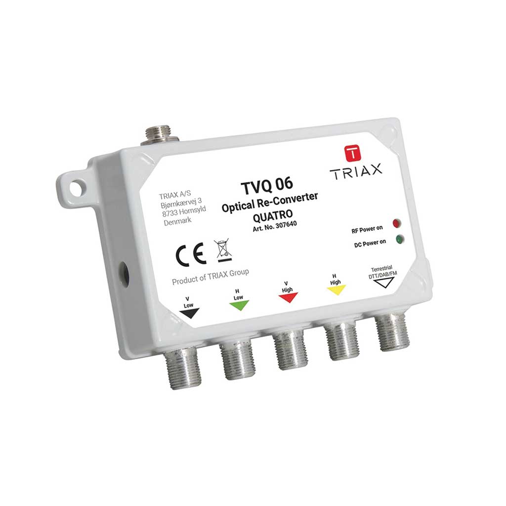 Triax TVQ 06 Re-converter Quattro και Quad - Digitaltvinfo.gr - Τα ...