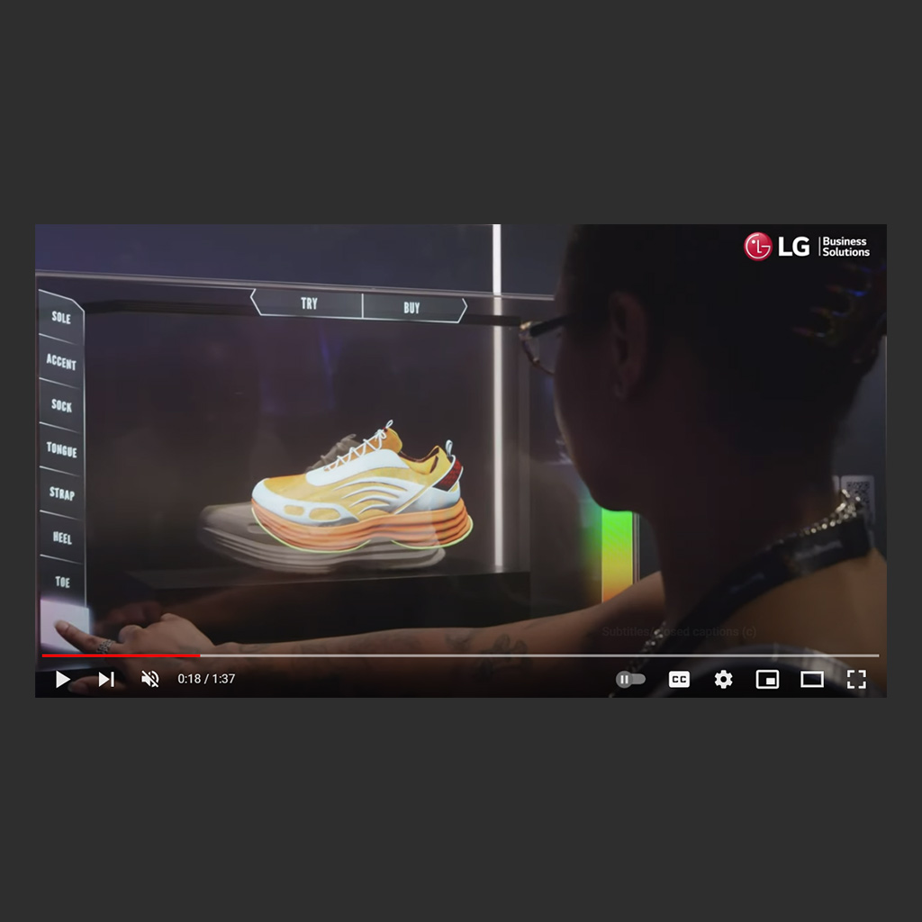 Η επαναστατική διάφανη LG OLED οθόνη φέρνει ψηφιακές εμπειρίες στον ...