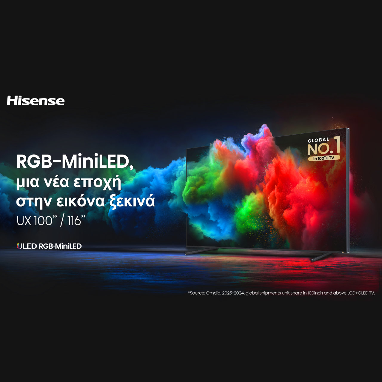 Η Hisense RGB MiniLED 116’’ σε περιμένει – Δες την απο κοντά και πάρε ...
